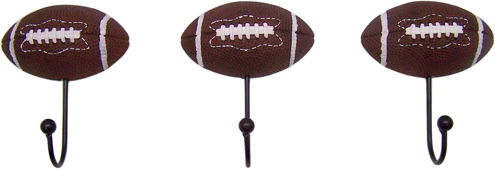 Amazon.com: Wowser Football Wall Hooks, Set of 3, Sporty Interior ...