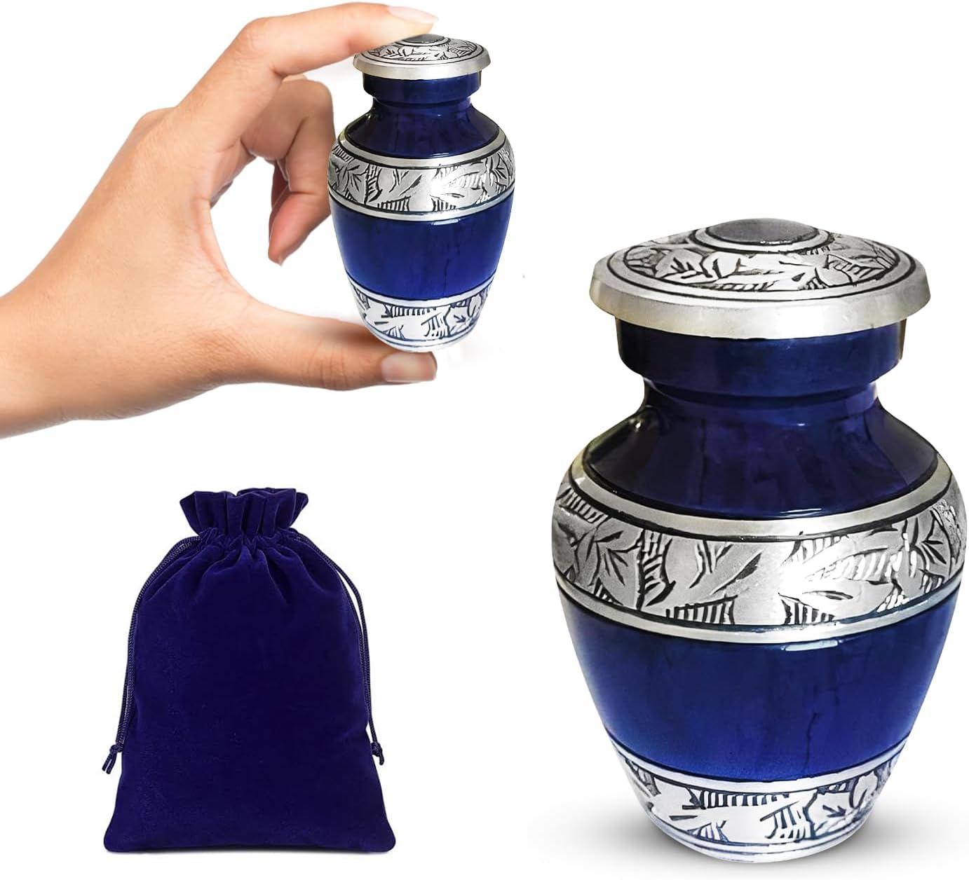 Amazon.com: ICOKEE Small Keepsake Urn for Human Ashes or Pet Ashes, Qty ...