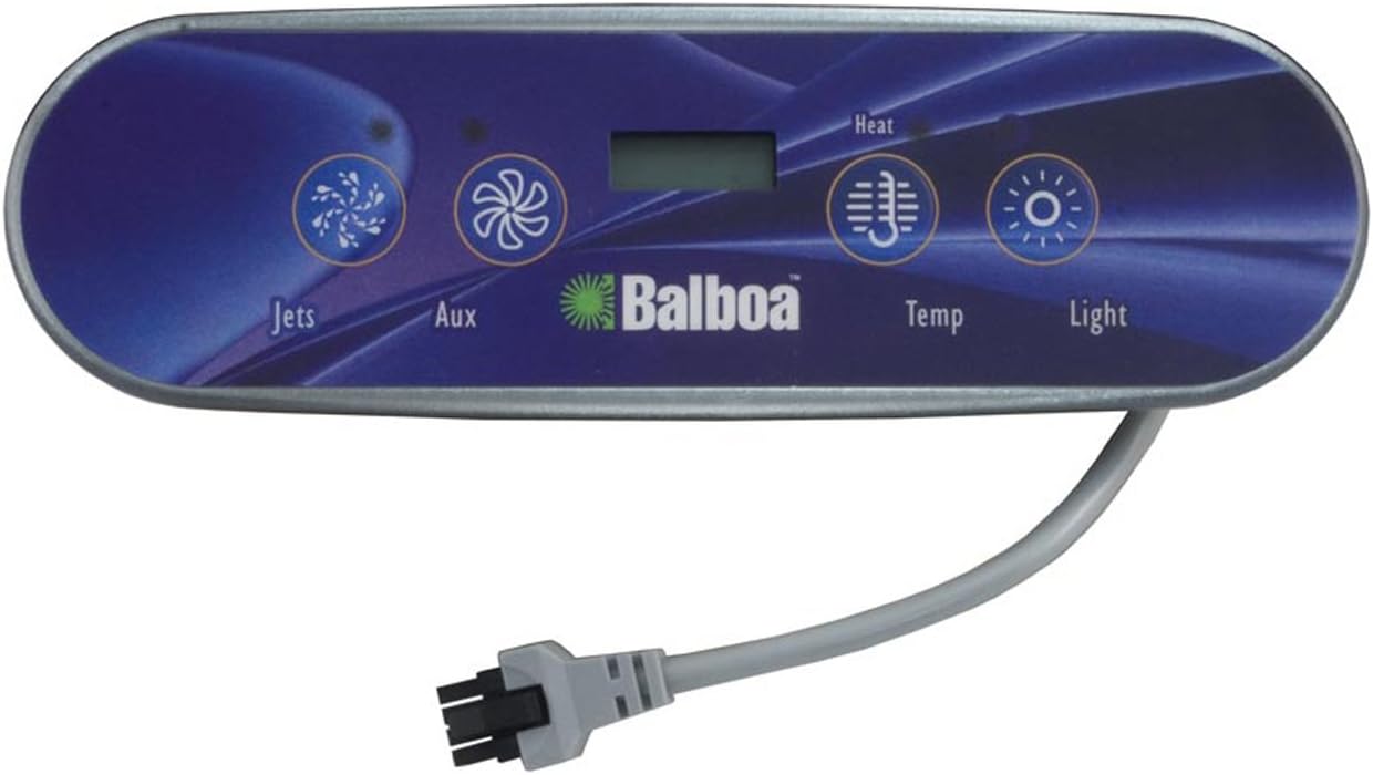 Amazon.com: Balboa 52649-02 ML700 8-Button LCD Topside Control Panel ...
