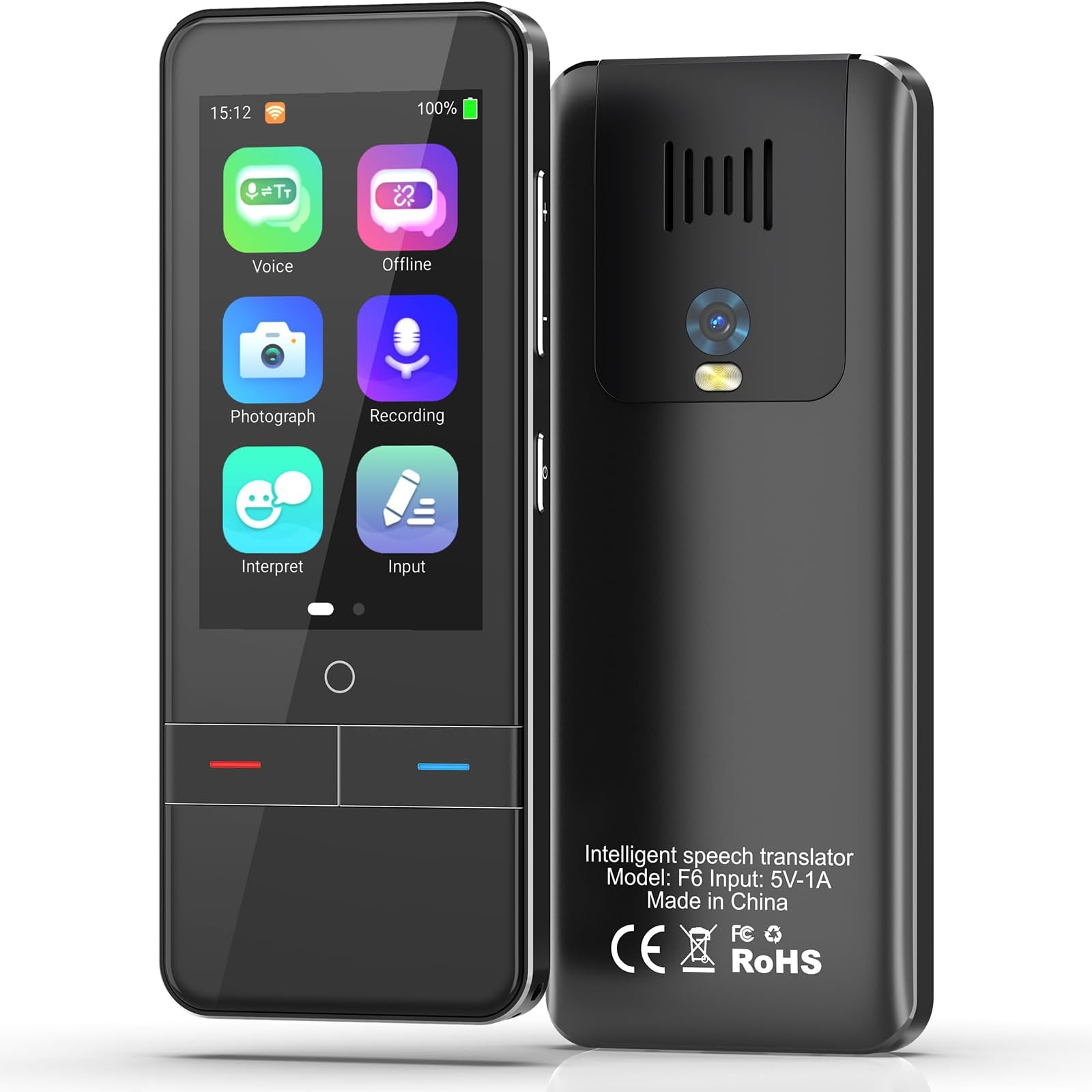 Language Translator Device, High Accuracy Real-Time Translator with 139 ...