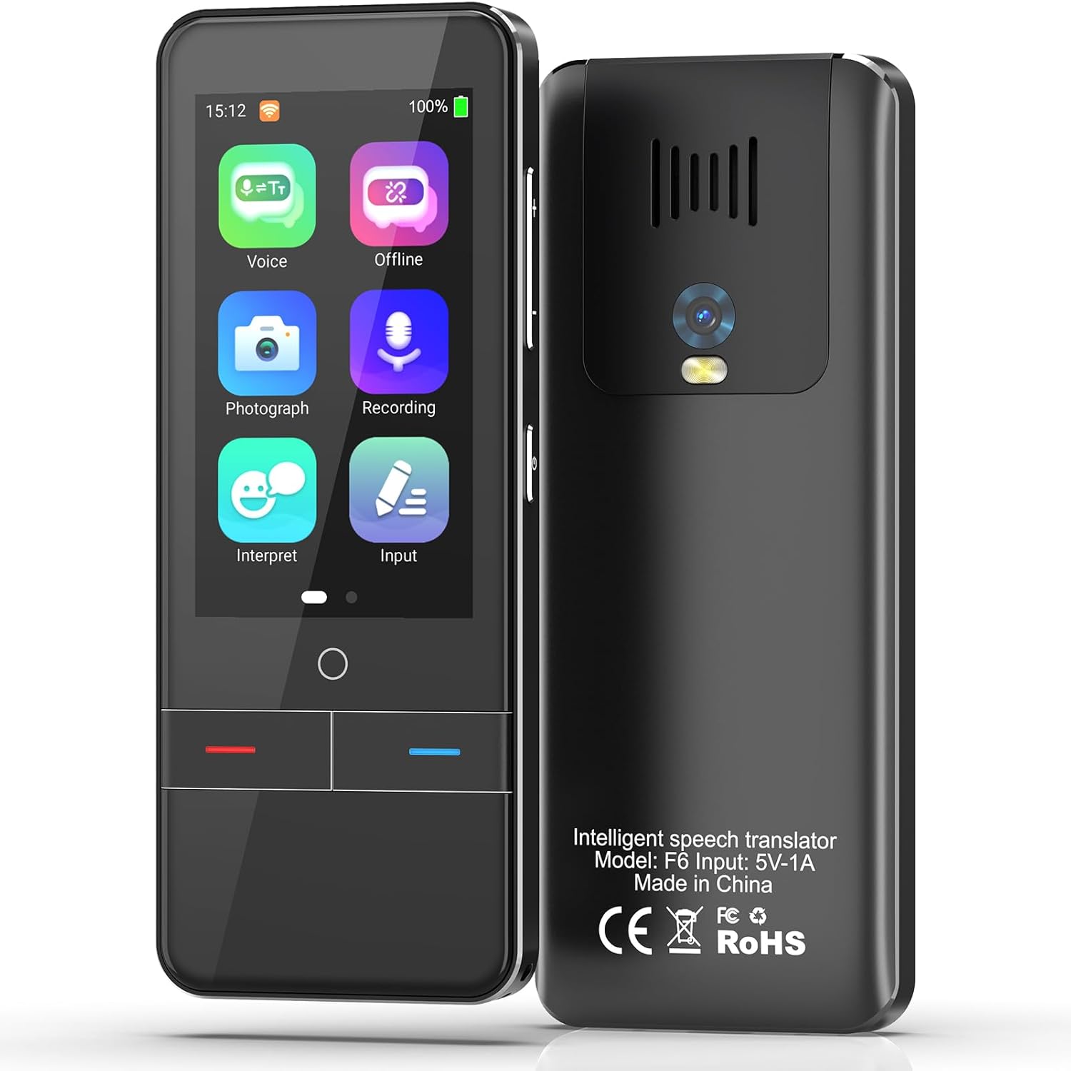 Language Translator Device, High Accuracy Real-Time Translator with 139 ...