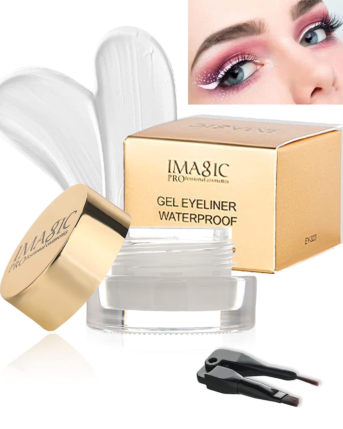 Buy COSLUXE IMAGIC Gel Eyeliner, Long Lasting Waterproof Matte Eyeliner ...