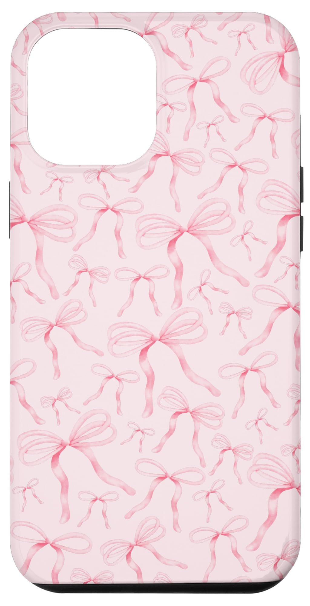 Amazon.com: iPhone 12 Pro Max Coquette Pink Bows Aesthetic Ribbons ...