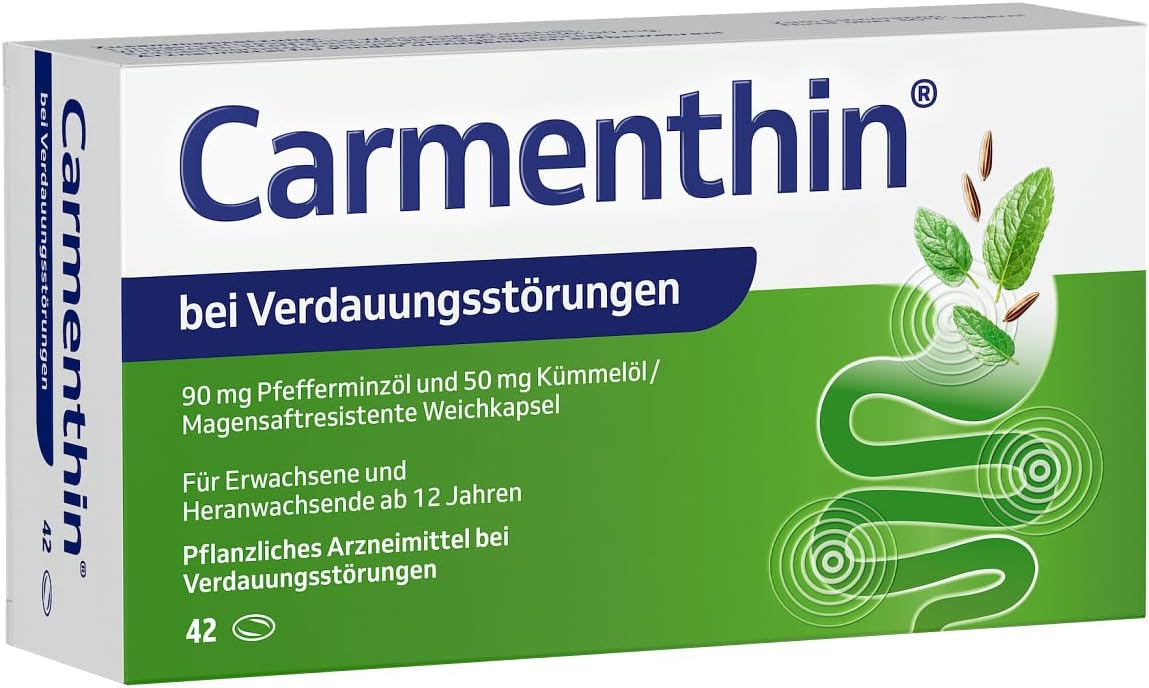 Carmenthin bei Verdauungsstörungen Weichkapseln pflanzlich