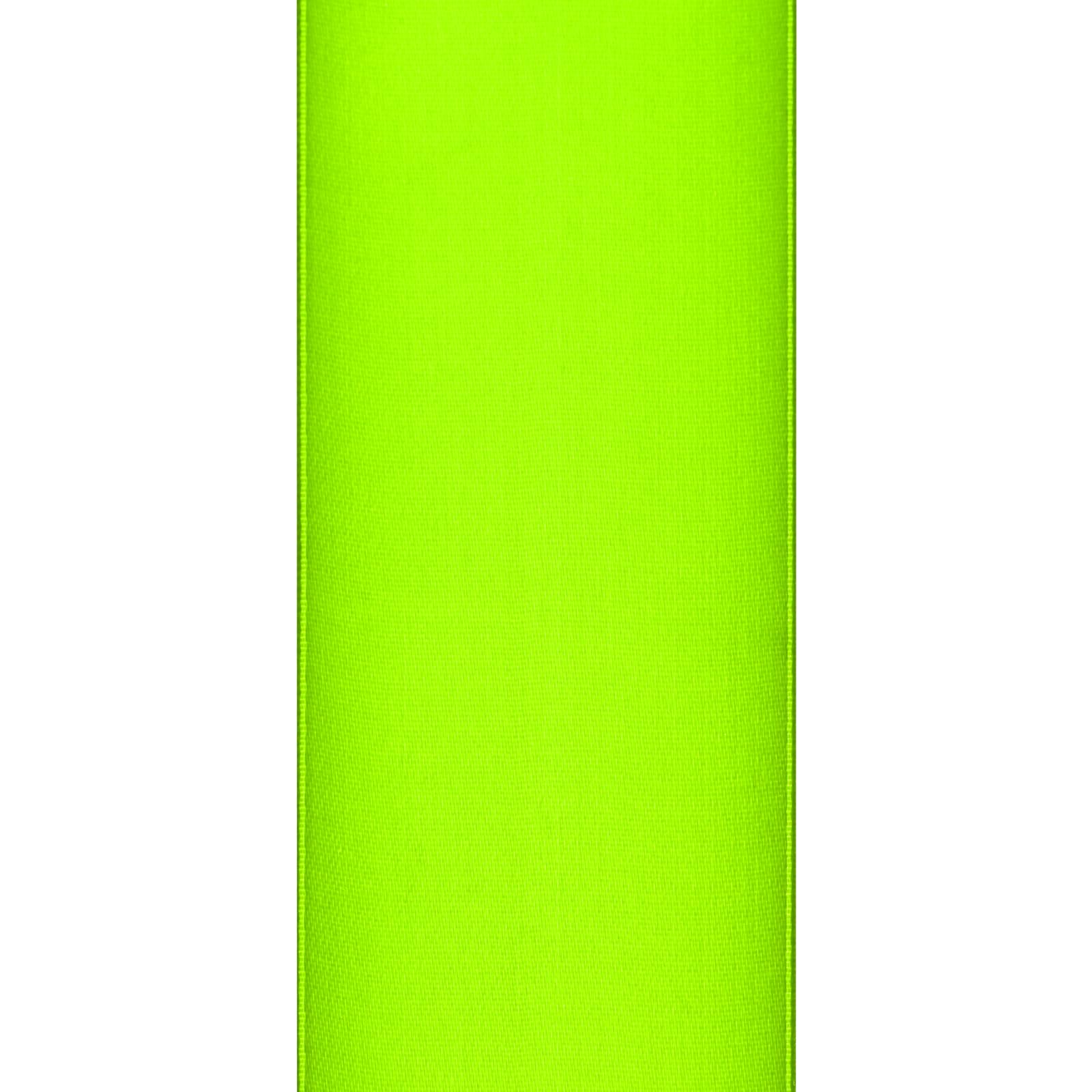 Snapklik.com : Double Face Lime Green Satin Ribbon 2 Inch X 50 Yards ...