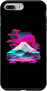 Amazon.com: iPhone 7 Plus/8 Plus Vaperwave Aesthetic Glitch Retrowave Synthwave Case : Cell ...