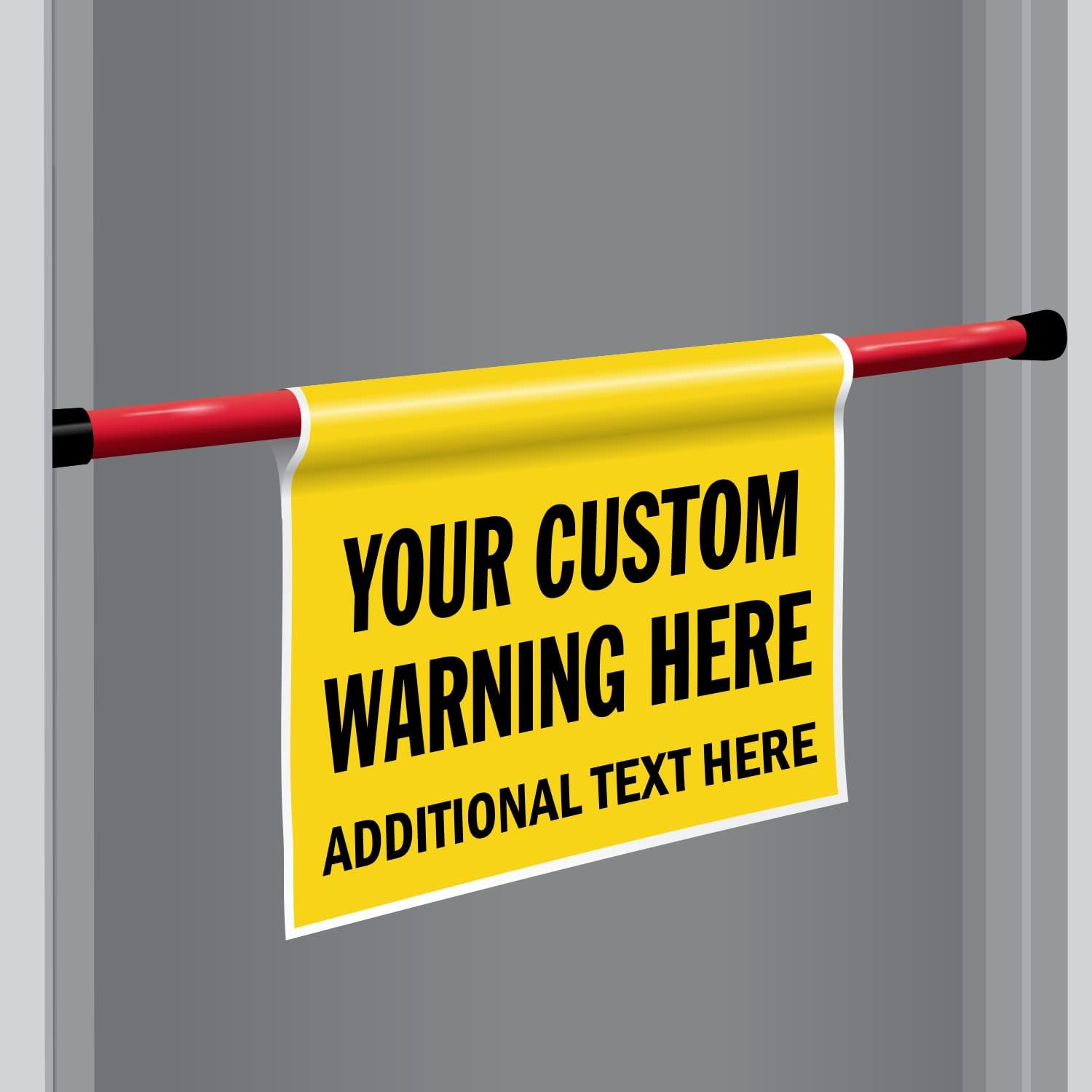 Amazon.com: SmartSign Custom Hanging Door Barricade Sign, Add Text, 11. ...