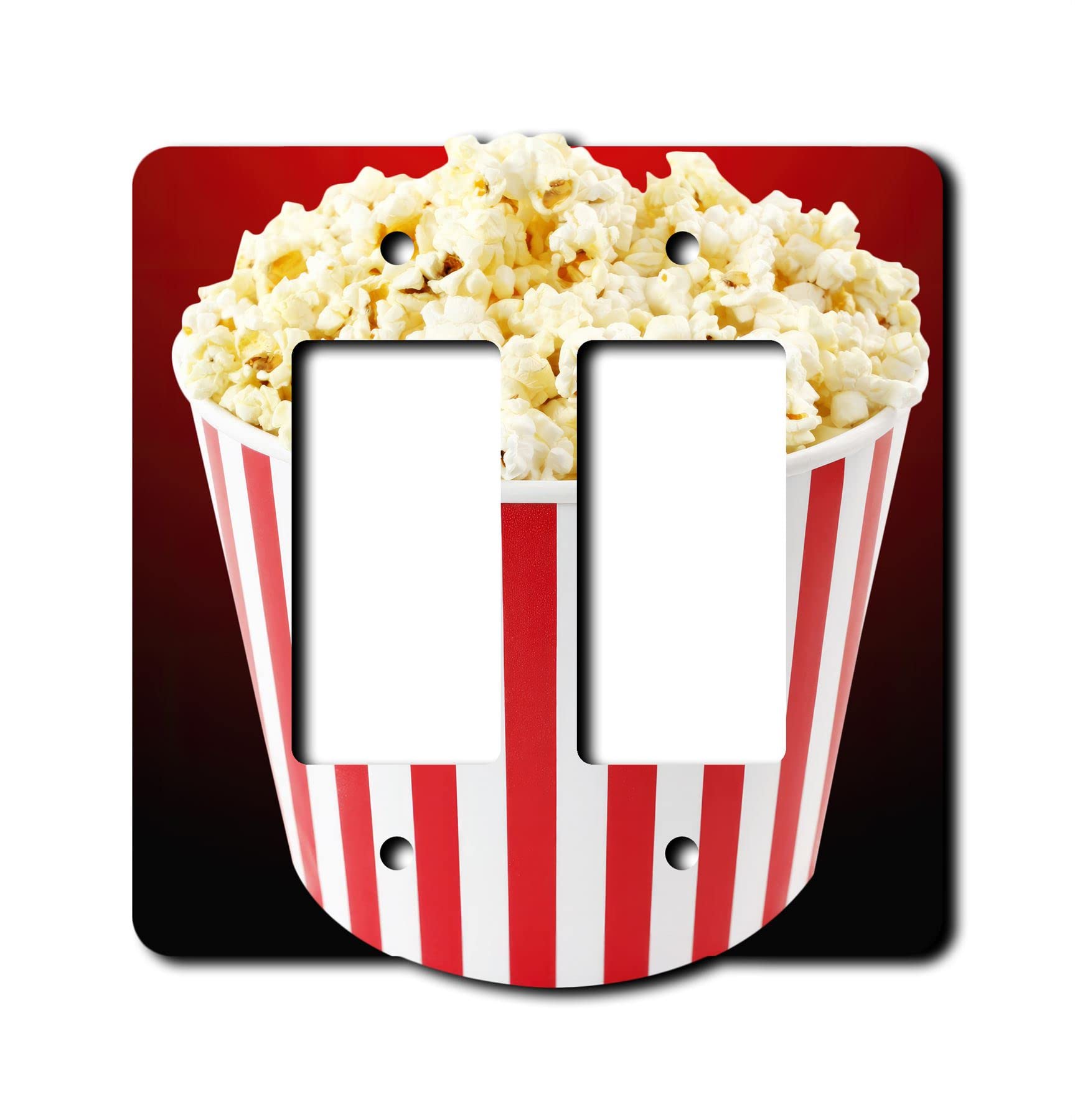 Amazon.com: Off The Wall Plates - Movie Theater Popcorn - Double Gang ...