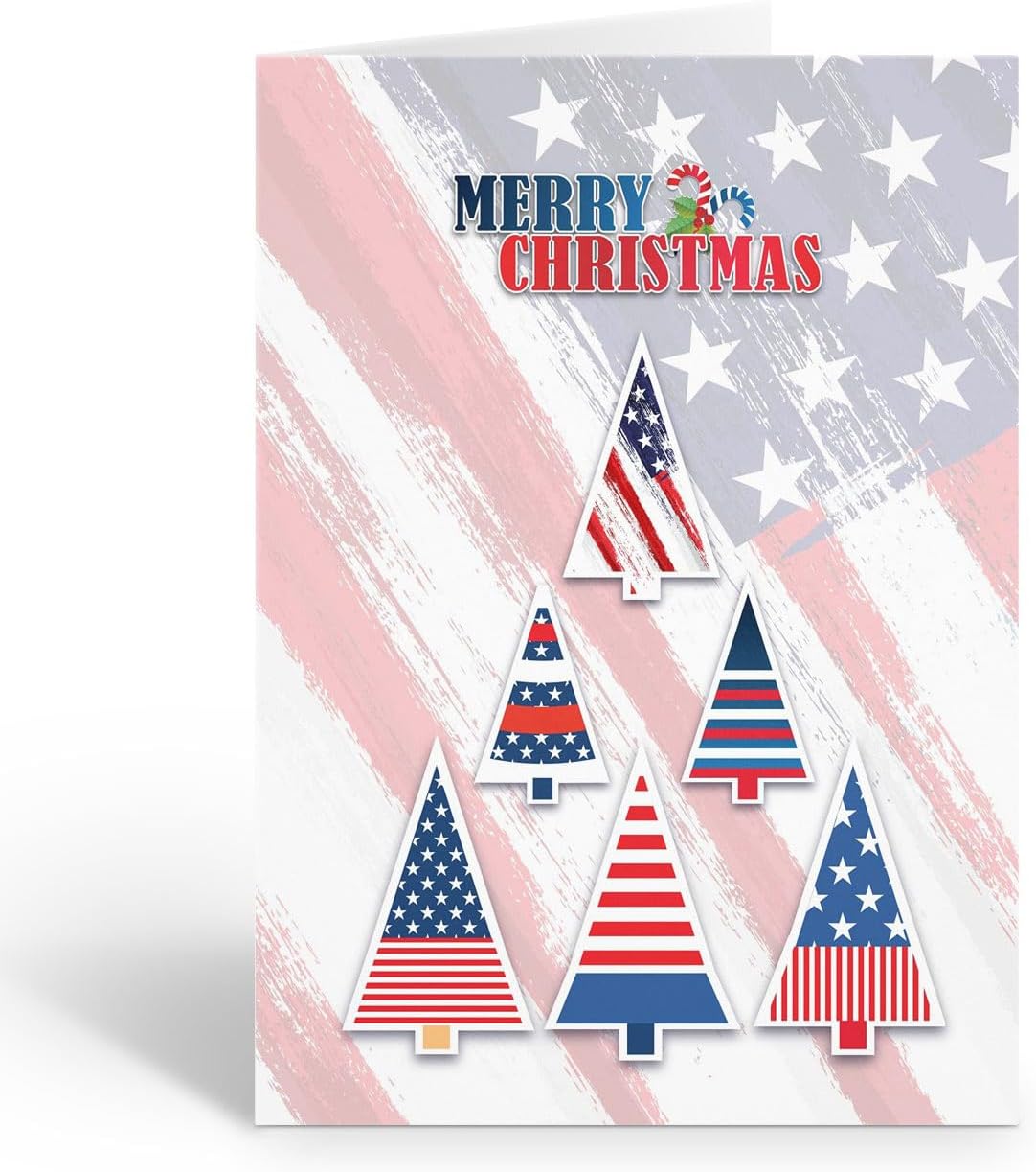 Amazon.com: Stonehouse Collection Military USA Christmas Greeting Cards ...