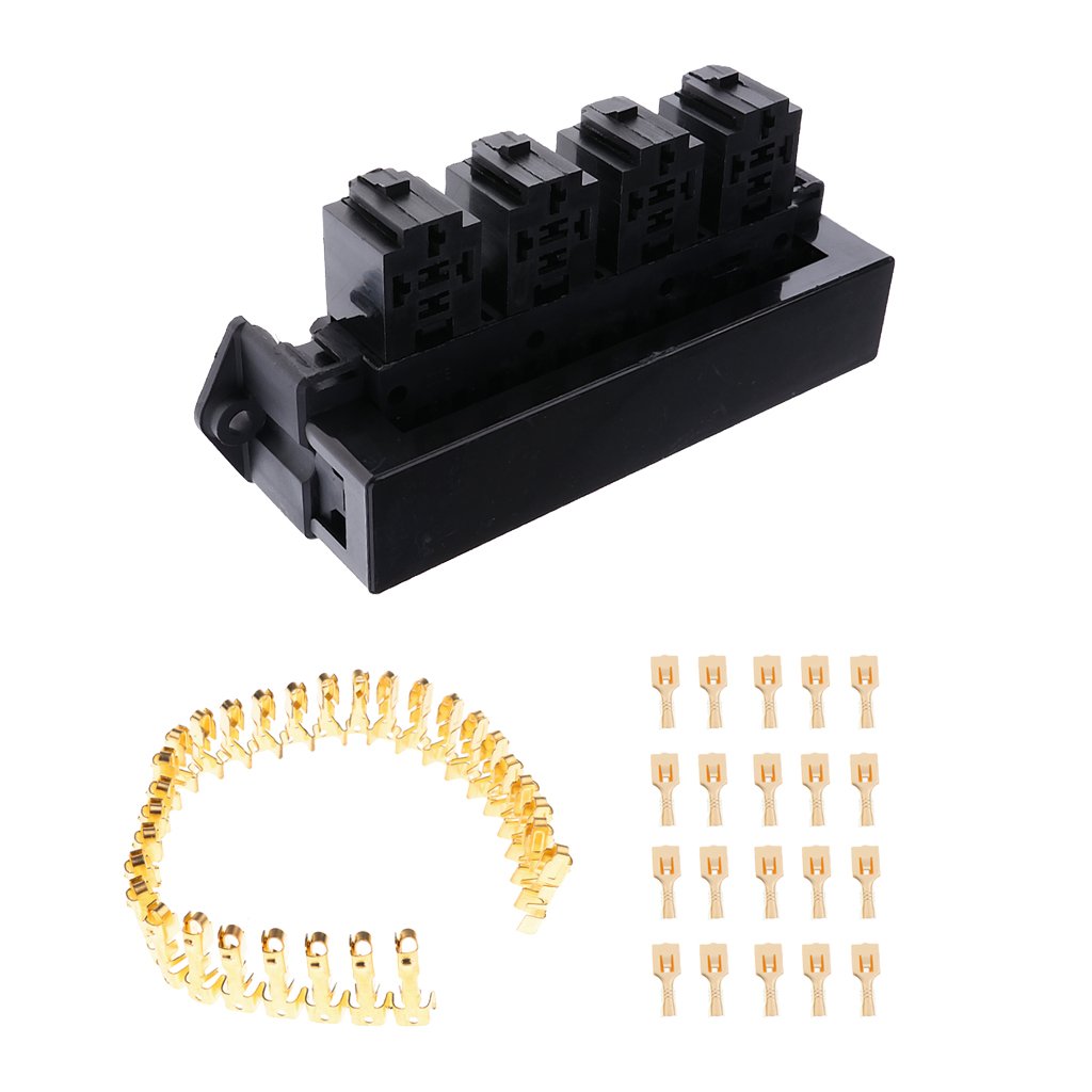 Buy Shiwaki High Performance 15 Way Auto 5 Pin Relay Socket Connector ...