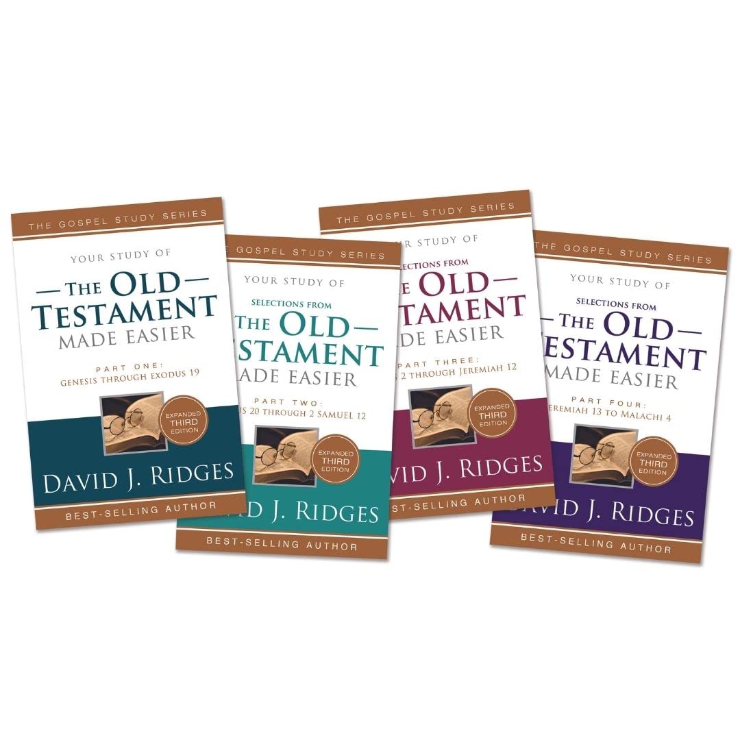 The Old Testament Made Easier LDS Study Guide Full Set: David J. Ridges ...