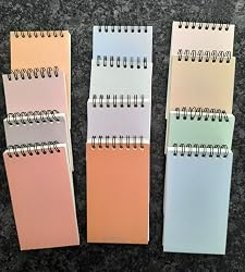 Amazon.com : Yougeigy 12 Pack Small Notebooks 5 x 3, Spiral Notepads ...