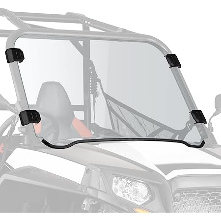 Amazon.com: Full Clear Windshield Compatible with 2014-2021 Polaris RZR ...