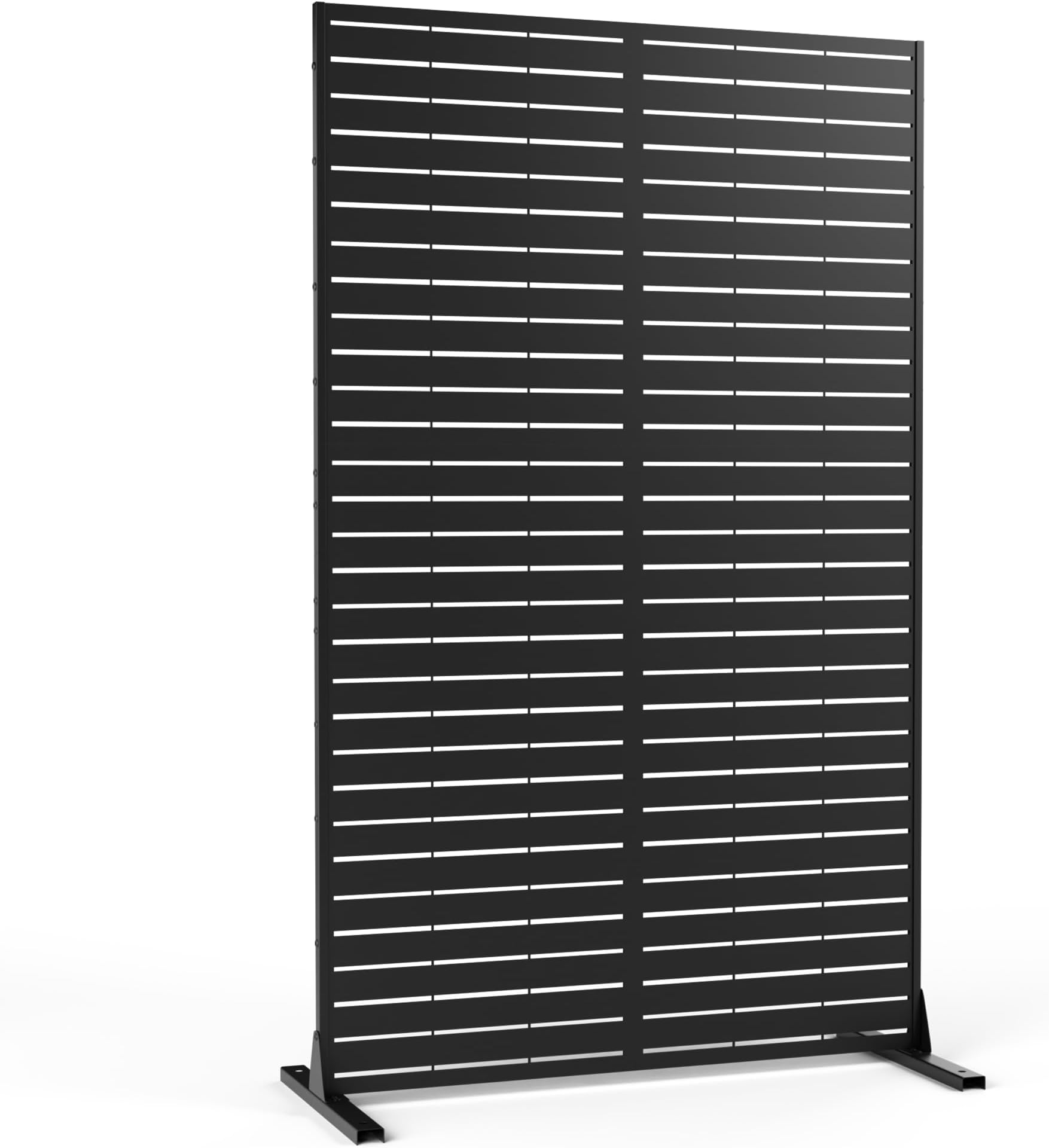 Amazon.com : Elevens Outdoor Privacy Screen Metal Freestanding ...