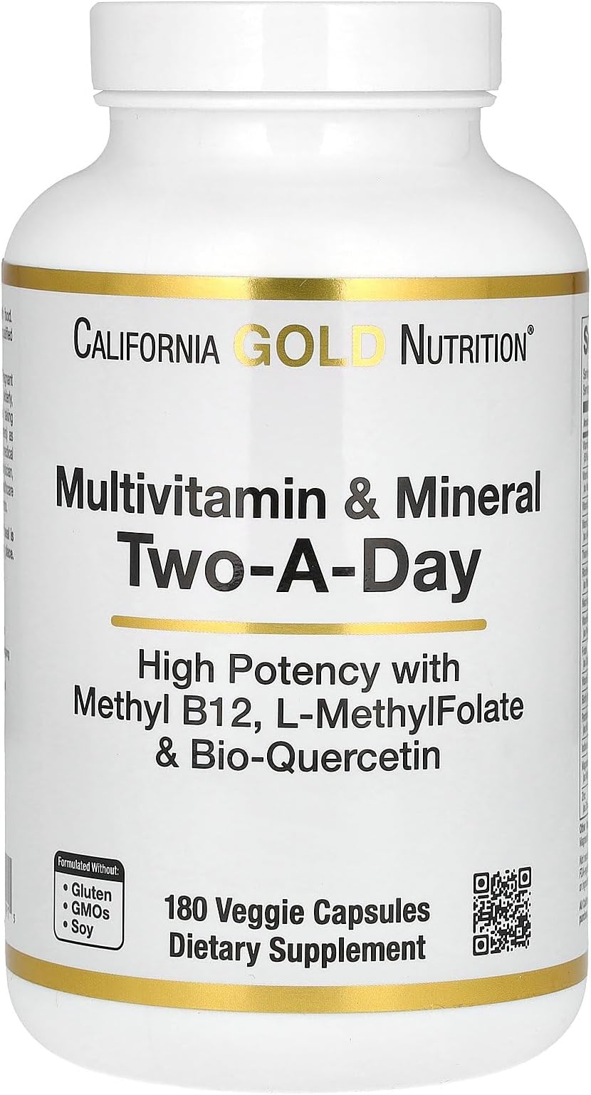 Amazon.com: California Gold Nutrition Multivitamin and Mineral, Two-A ...