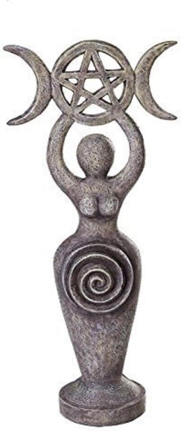 Amazon.com: Ebros Abstract Neopagan Shaman Spiral Goddess Statue Lunar ...
