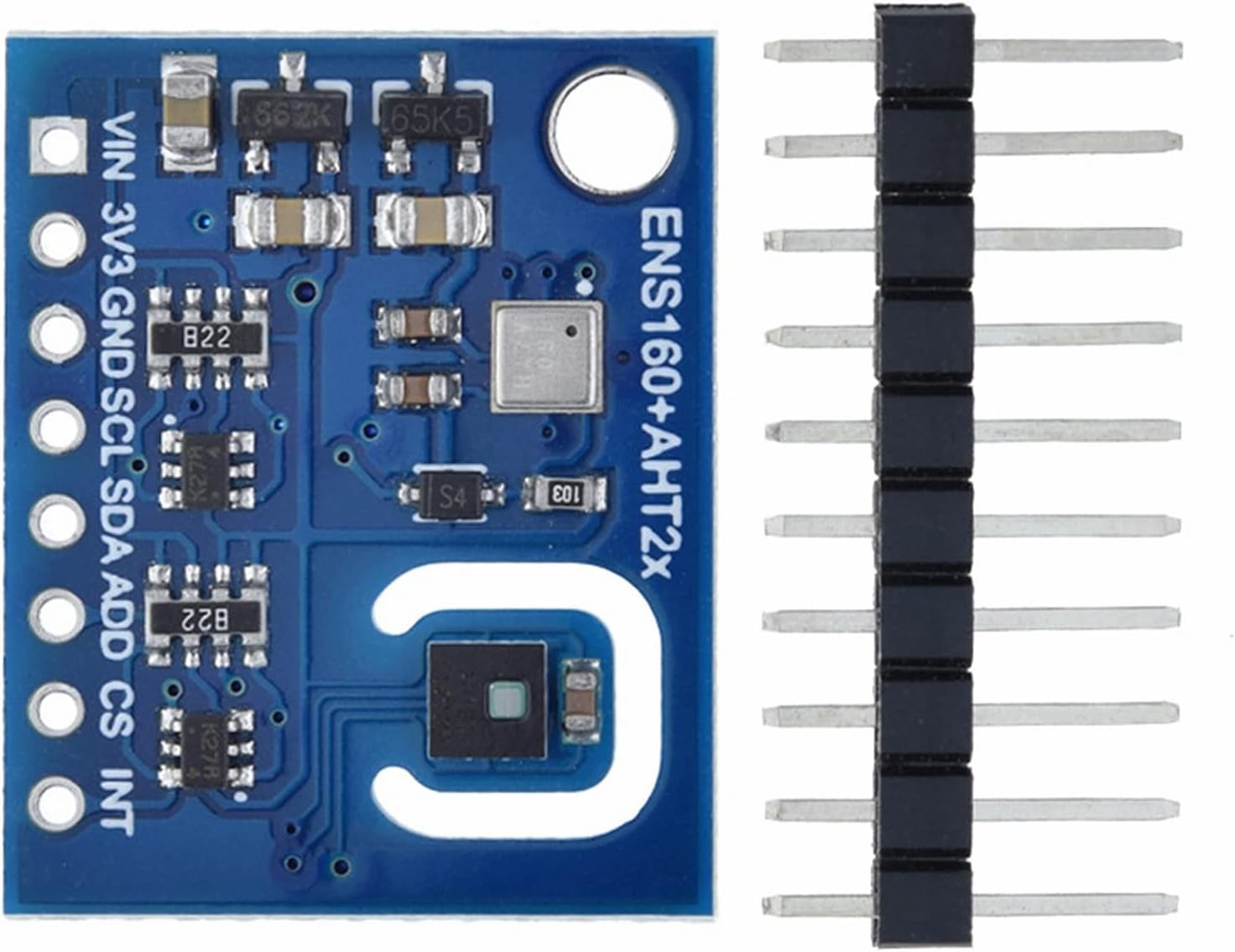 Maouira Sensor ENS160 + AHT21 de dióxido de, Sensor de Temperatura y ...