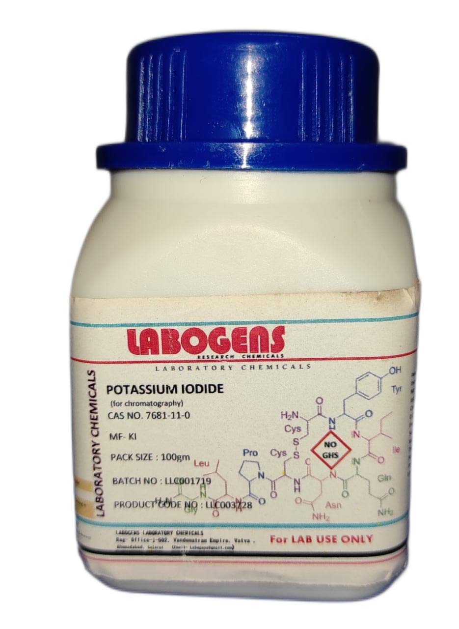 LABOGENS POTASSIUM IODIDE (for chromatography) 100GM Assay : Min. 99.5% ...