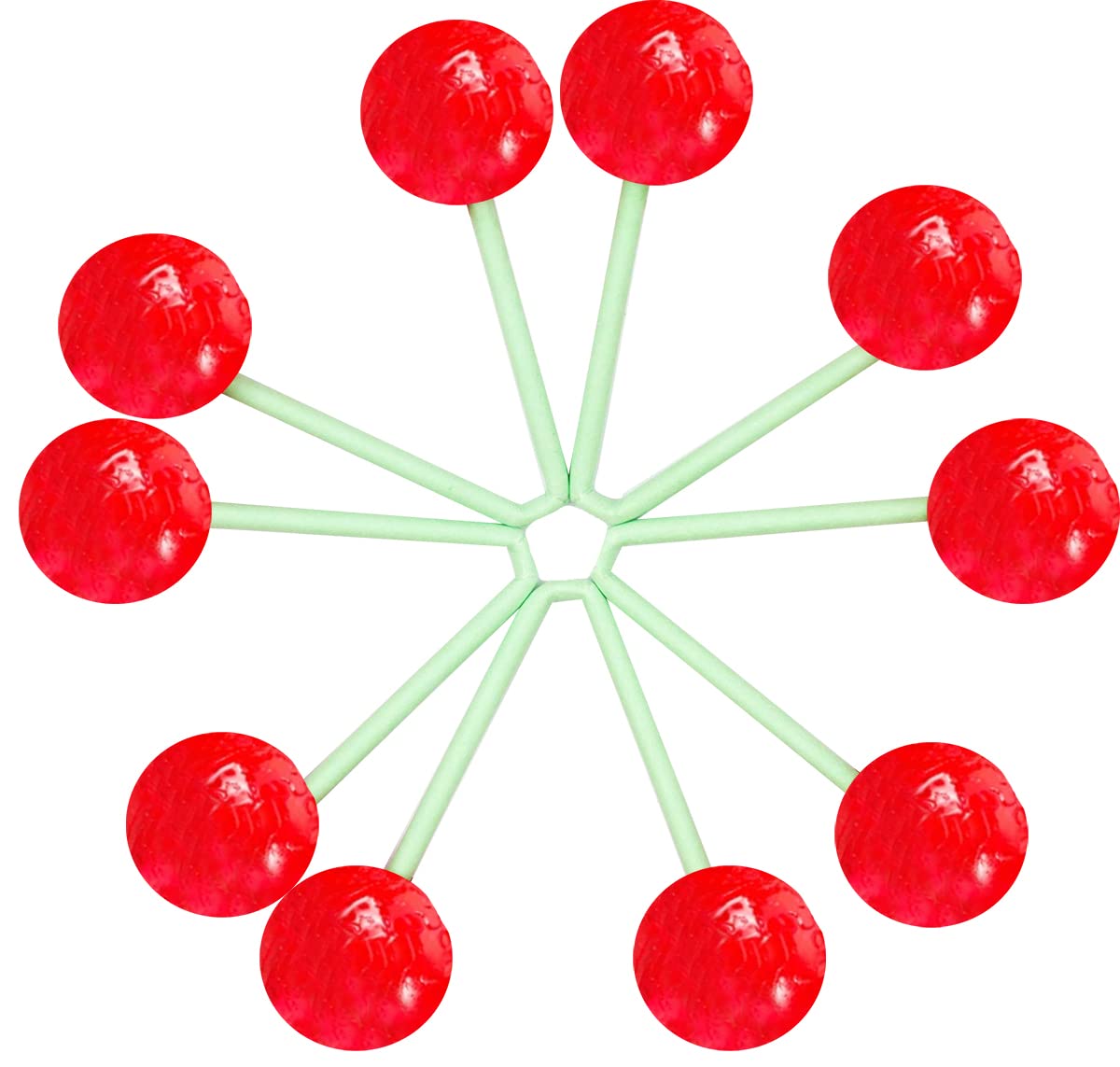 Double Cherry Lollipops