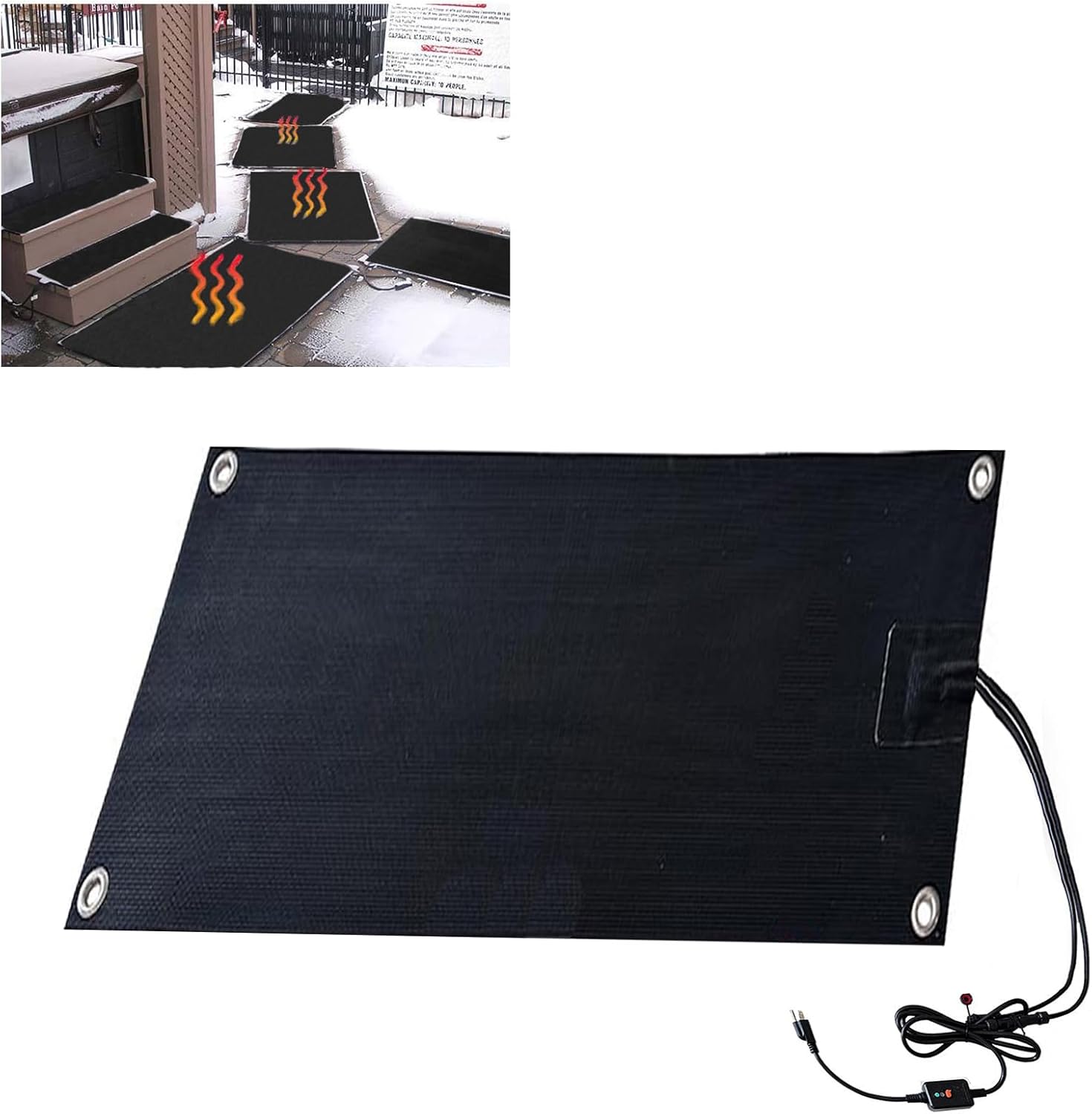 Amazon.com: WPJBDS 20"x30" Snow Melting Mat for Entrances,Heated ...
