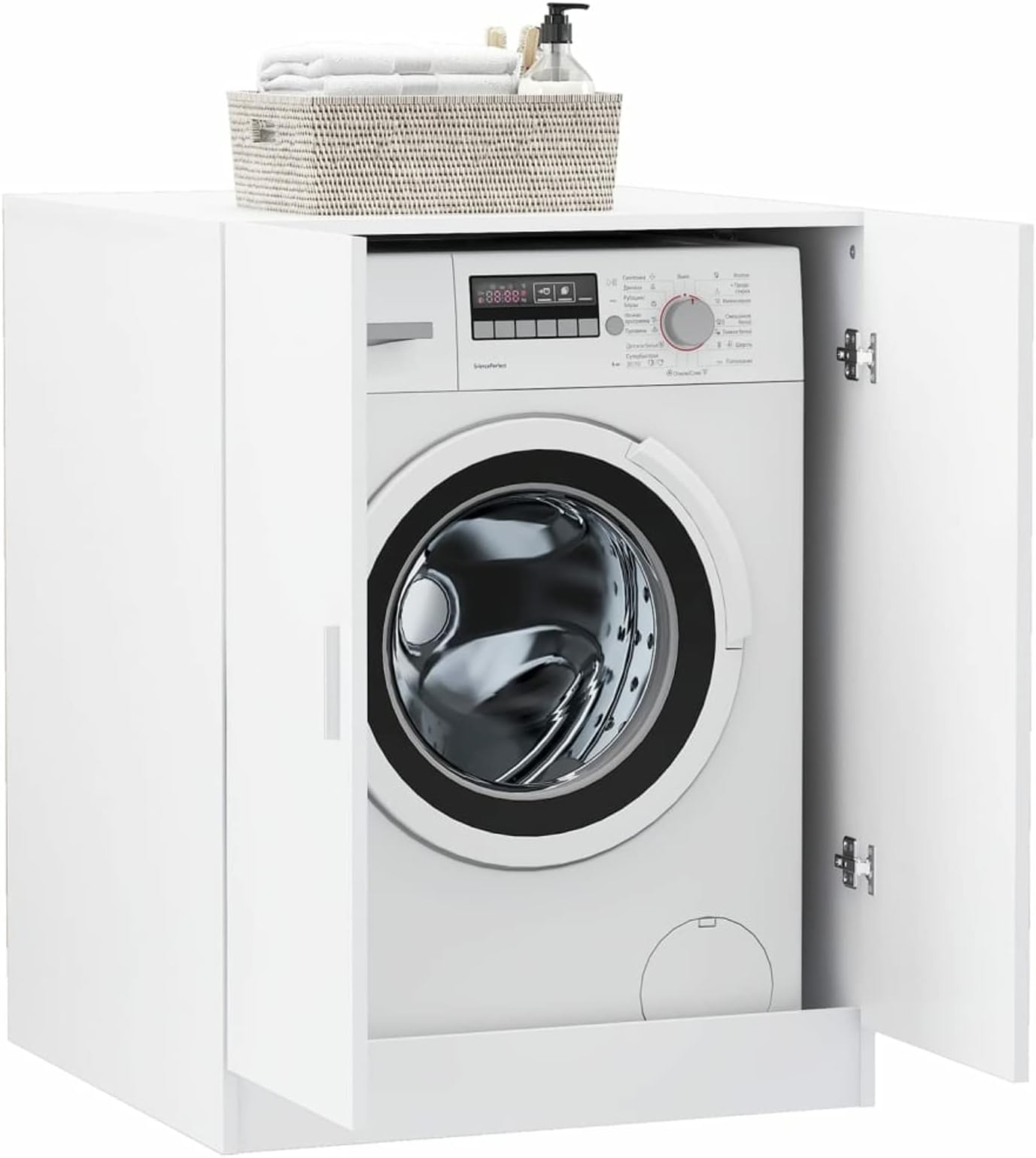 Susany Meuble de Machine à Laver Armoire de Salle de Bain Meuble pour ...