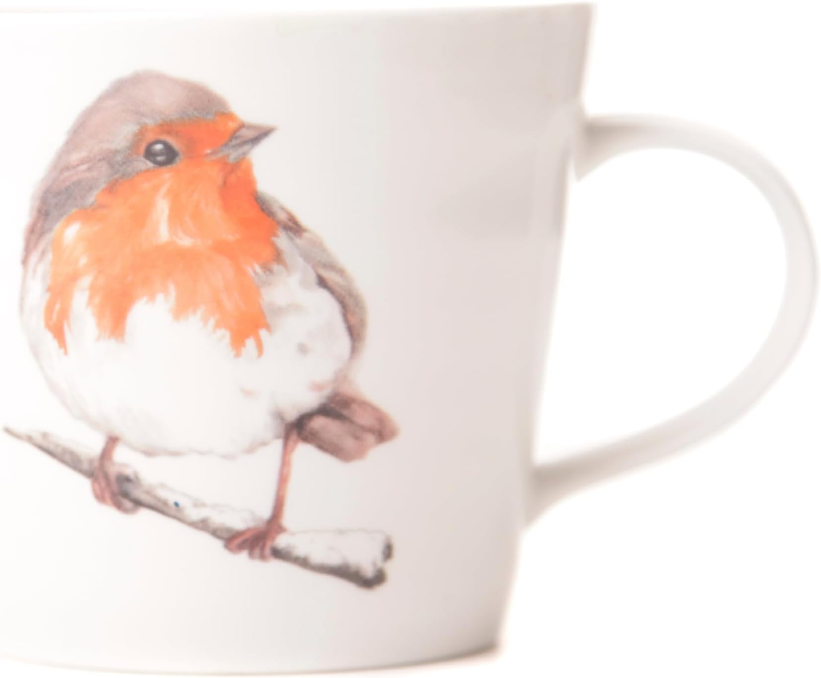Meg Hawkins British Birds Animal Watercolour Design Bone China Mug in ...