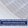 Amazon.com: Air Conditioner Unit Cover with Mesh, Outdoor Window AC ...