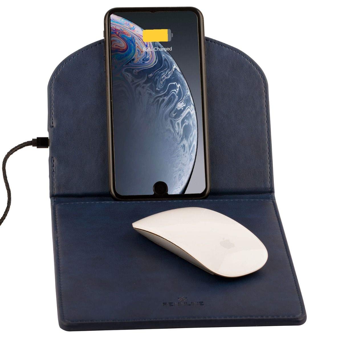 Pennline Deskmo - Desktop Wireless Charger with Vertical Dock and ...