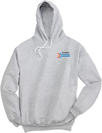 Amazon.com: Daylight Sales Amtrak Arrow Pullover Hoodie Sweatshirt [221 ...