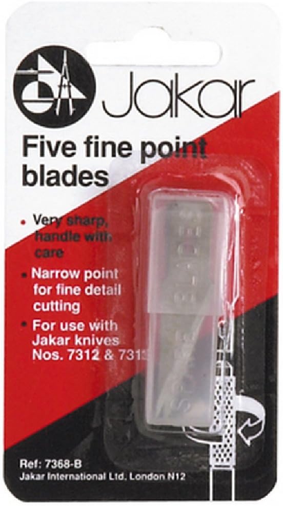 Five Fine Point Knife Blades Blade Replacement Refill Spare Blades ...
