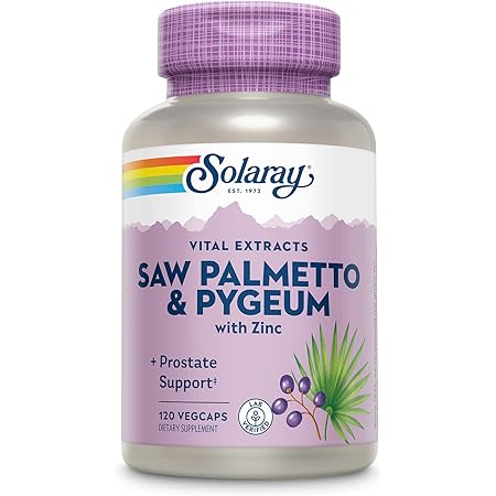 Amazon.com: SOLARAY Pygeum and Saw Palmetto Berry Extracts, Mens Health ...