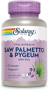 Amazon.com: SOLARAY Saw Palmetto & Pygeum - Prostate Health Supplements ...