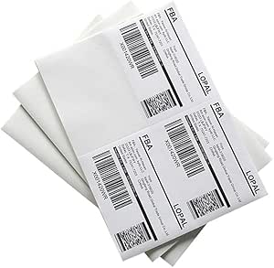 Amazon.com : 4 up label, 4"X5" label Suitable for laser and inkjet ...
