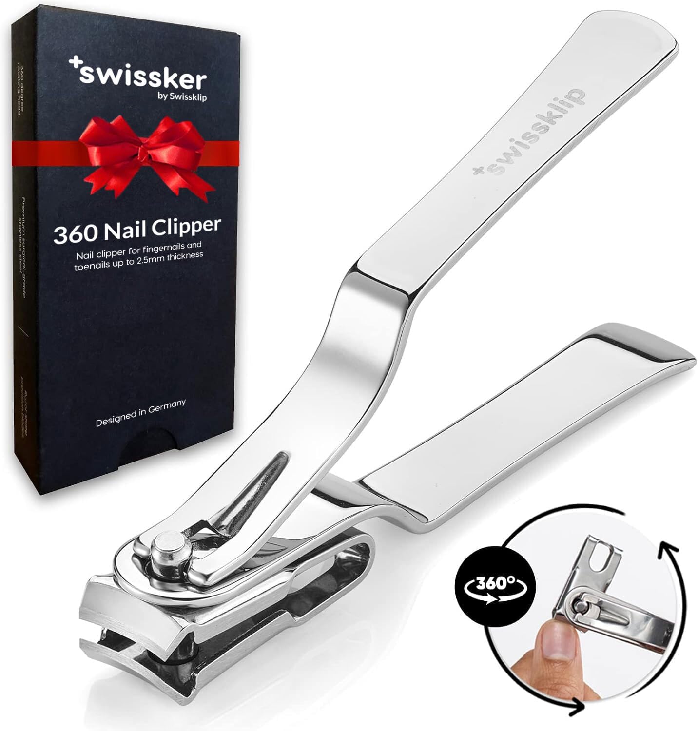 Amazon.com : Oneder Clip ™, The Long Lasting One-Handed Nail Clipper ...