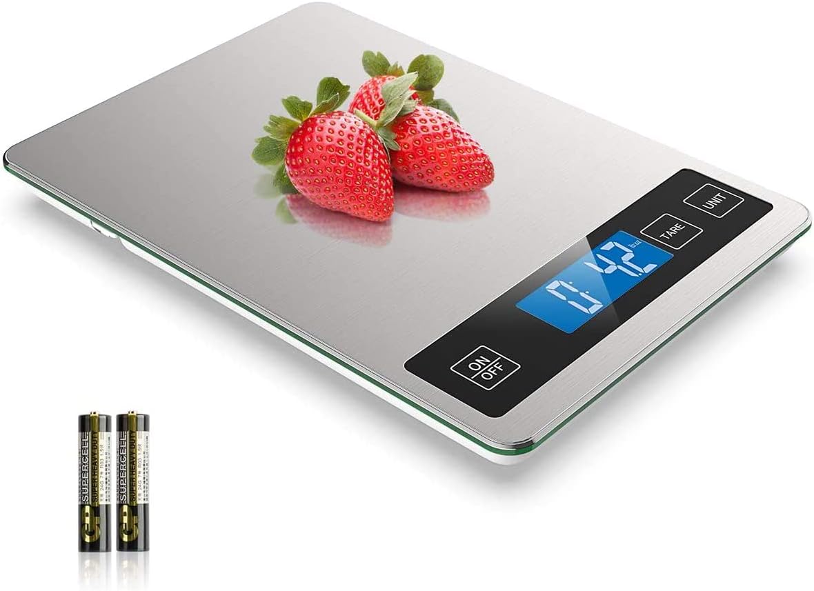 Food Scale, 22lb/10kg Digital Kitchen Scale for Cooking, Baking, Lab ...