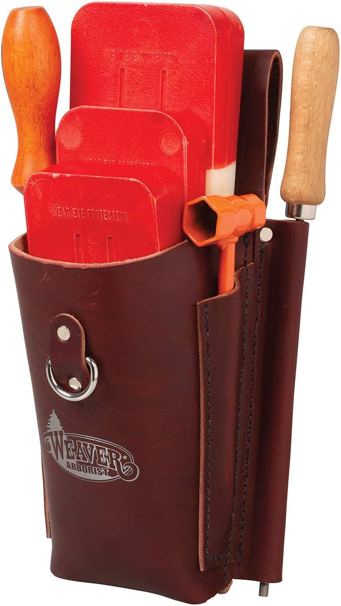 Amazon.com : Weaver Leather Arborist - Leather Burgundy Felling Wedge ...