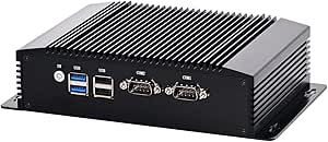 Amazon.com: HUNSN Fanless Industrial Computer, IPC, Mini PC, Windows 11 ...