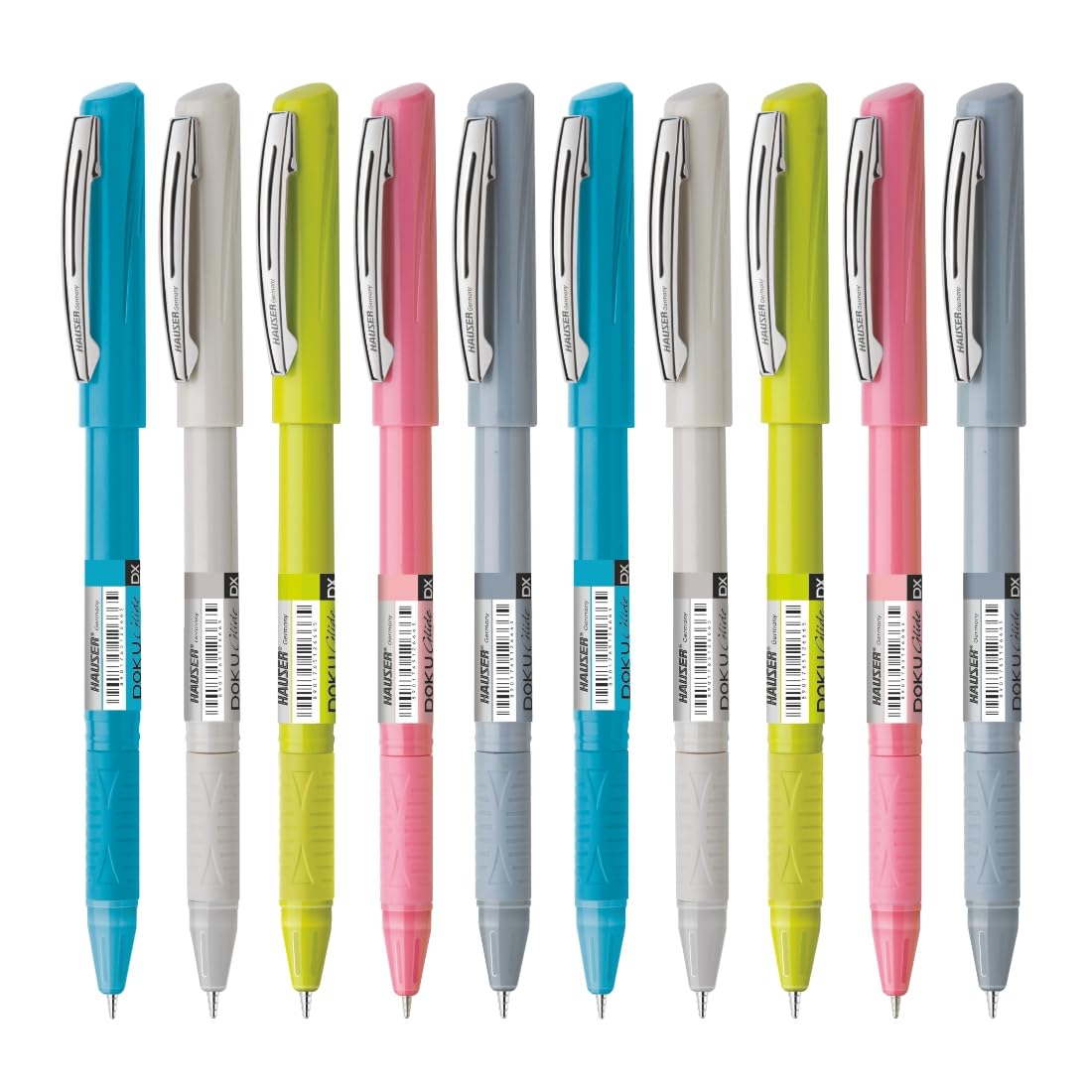 Hauser Doku Glide 0.7mm Ball Pen Box Pack | Comfortable Grip With ...