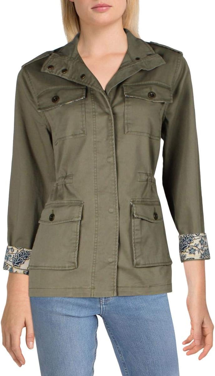 Amazon.com: Jessica Simpson Women's Military Styled Utility Anorak ...