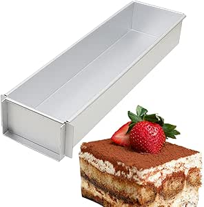 Nubamzy Rectangle Cake Tin, Non-Stick Cake Form, Aluminum Alloy ...