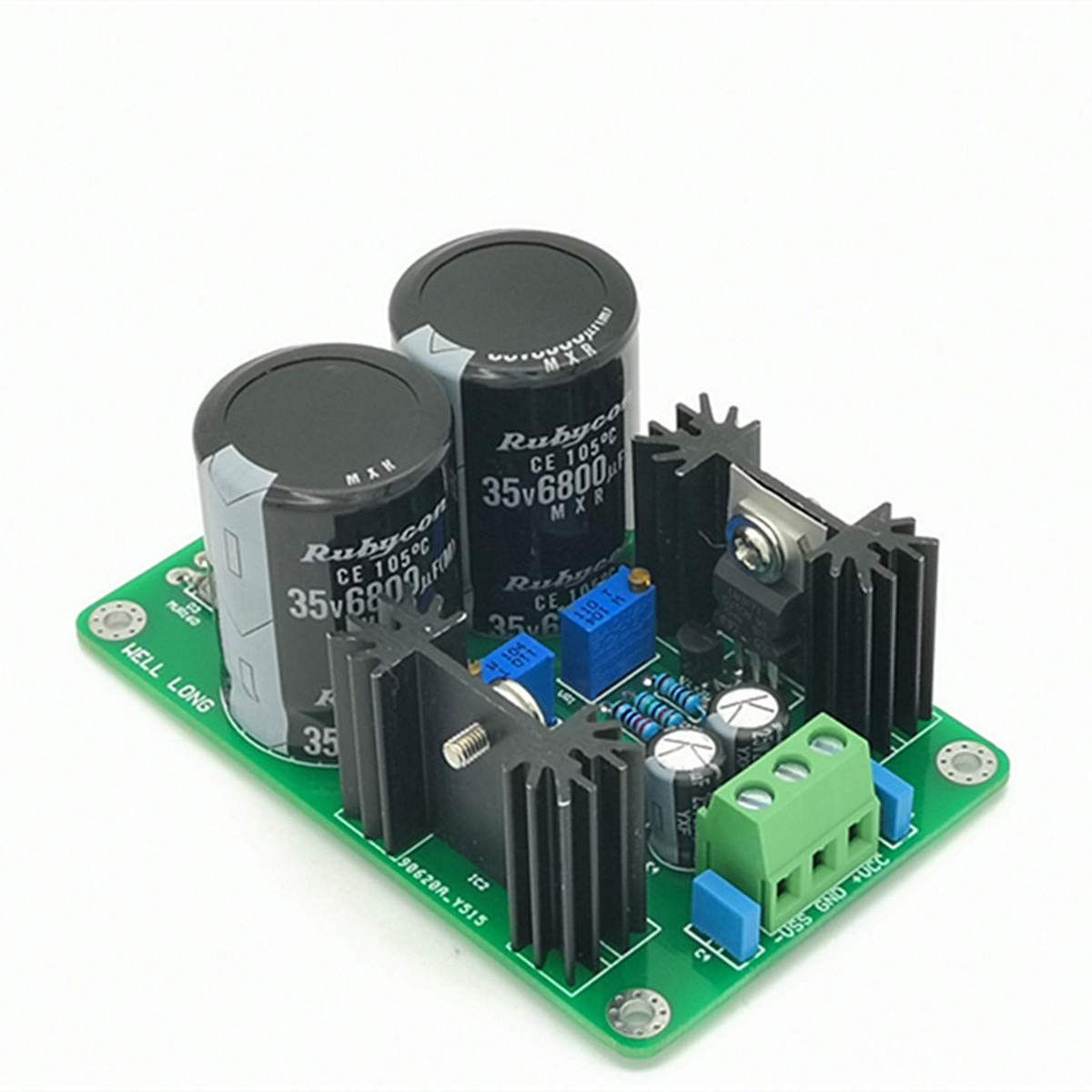 Fuente de alimentación regulada lineal de alta precisión LM317 LM337 ...