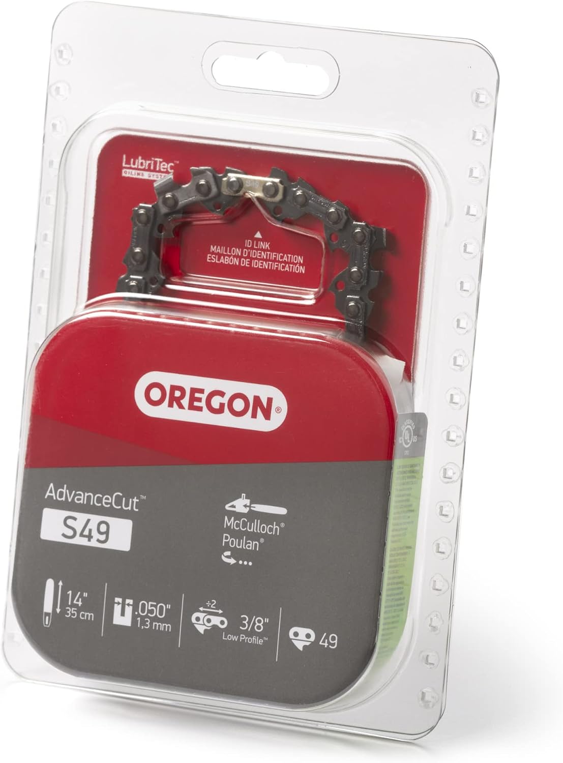 Oregon Chain 14in. Semi Chisel Cutting Chain S49 : Amazon.co.uk: Garden