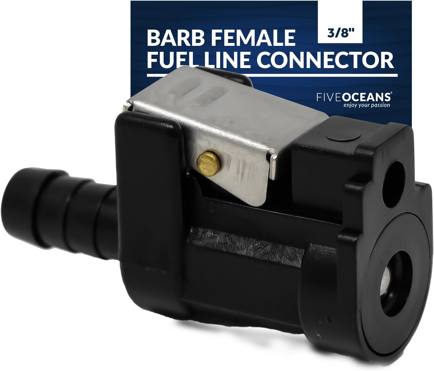 Amazon.com: Five Oceans 3/8-Inch Barb Female Fuel Line Quick Connector ...