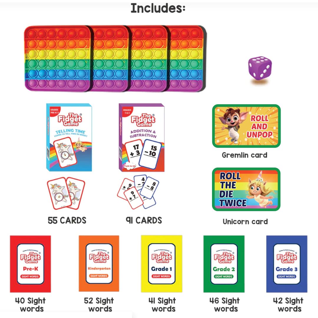 Snapklik.com : The Fidget Game Grade 1 And 2 Learning Bundle - Learn To ...
