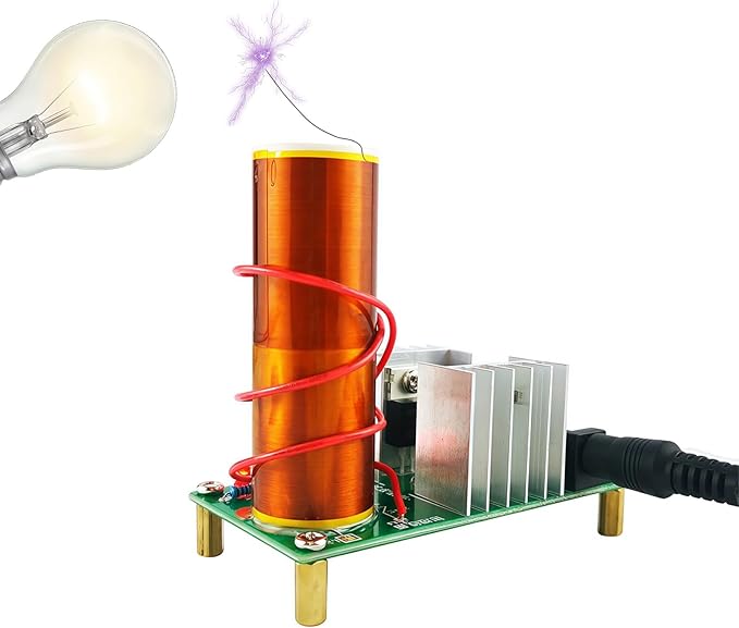 Amazon.com: Tesla Coil Kit, DIY Mini 15W Tesla Coil for Adults ...