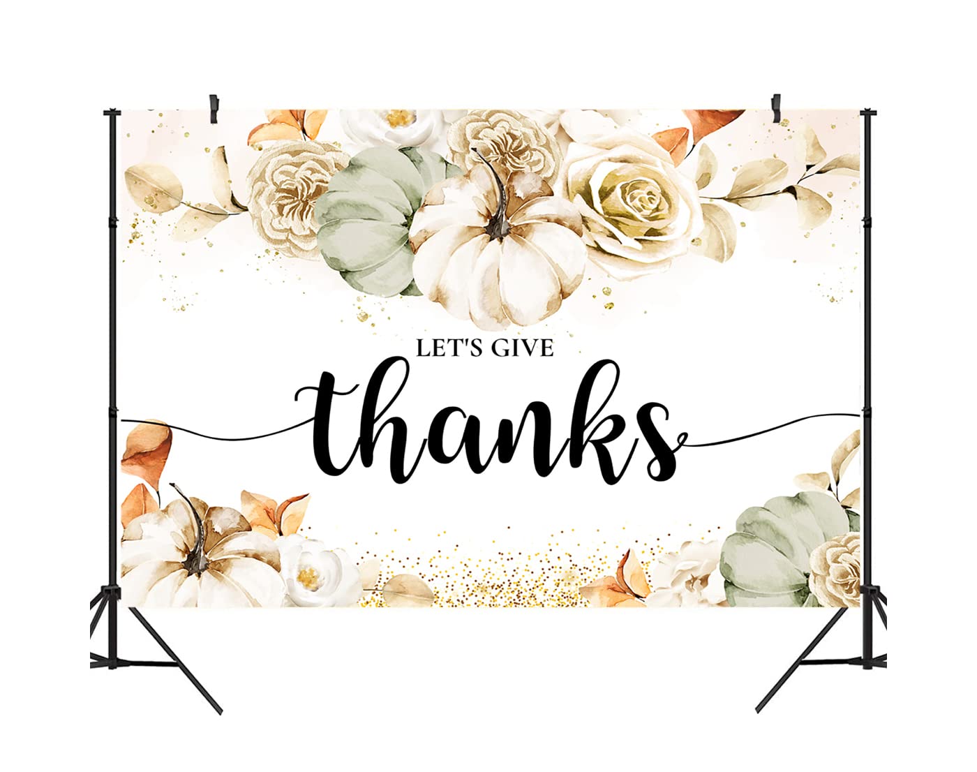 Amazon.com : Ticuenicoa 9×6ft Let's Give Thanks Backdrop Happy ...