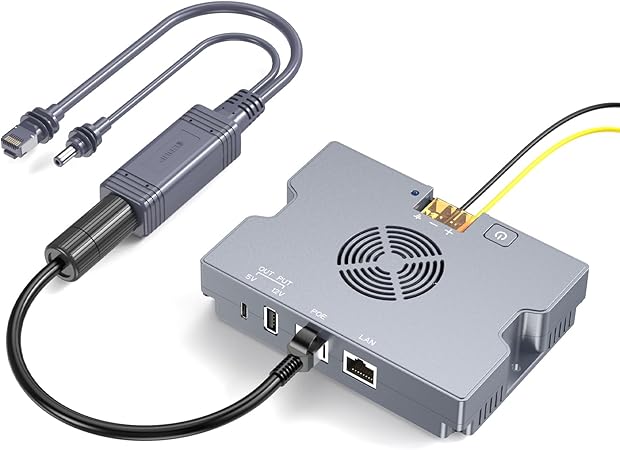 Starlink Mini PoE Splitter Kit, 350W Starlink Gen 3 PoE, 52V/6A DC, USB ...