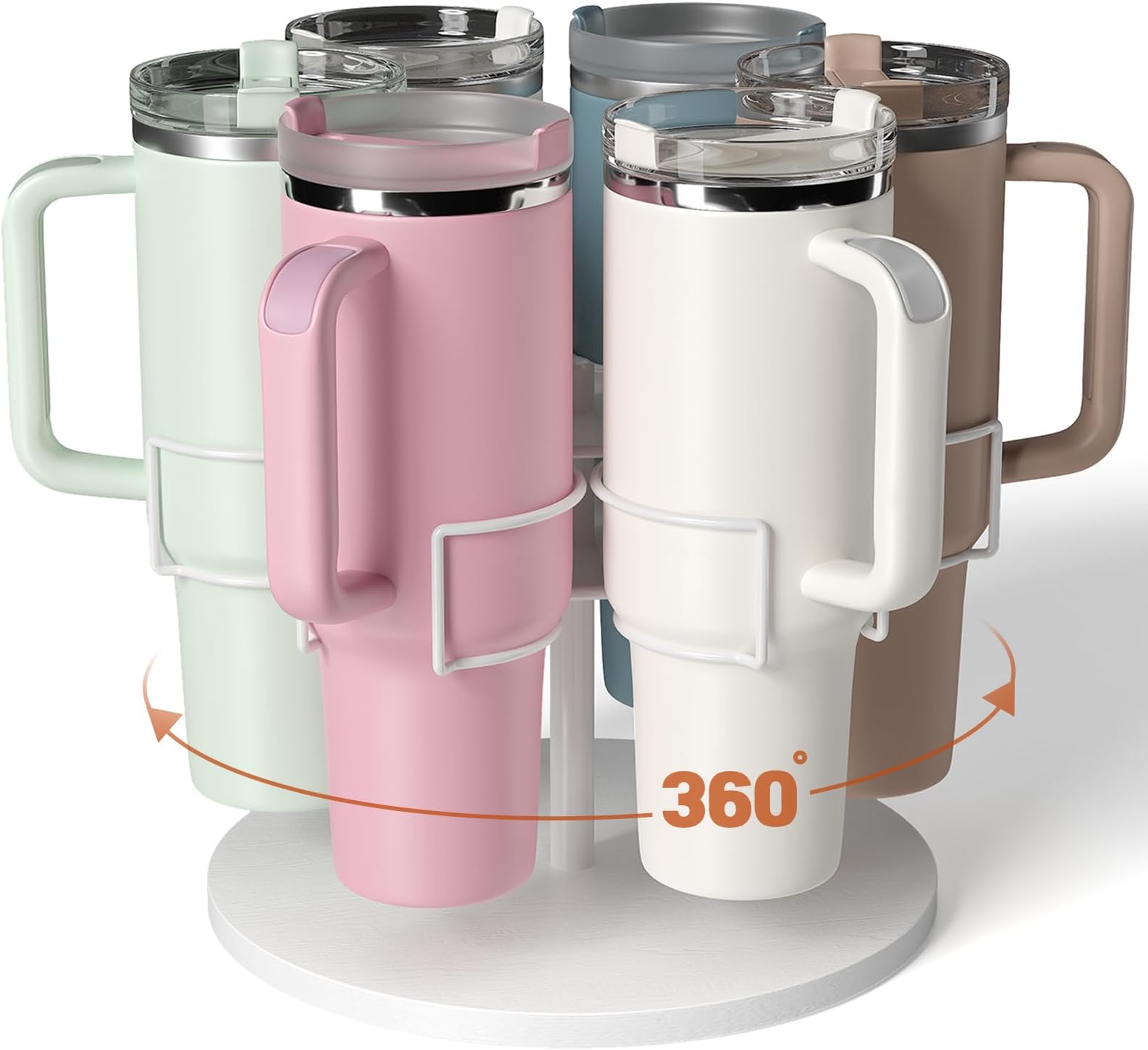 Amazon.com - QimCoor Stanley 40 oz Cup Organizer and Storage, Rotating ...