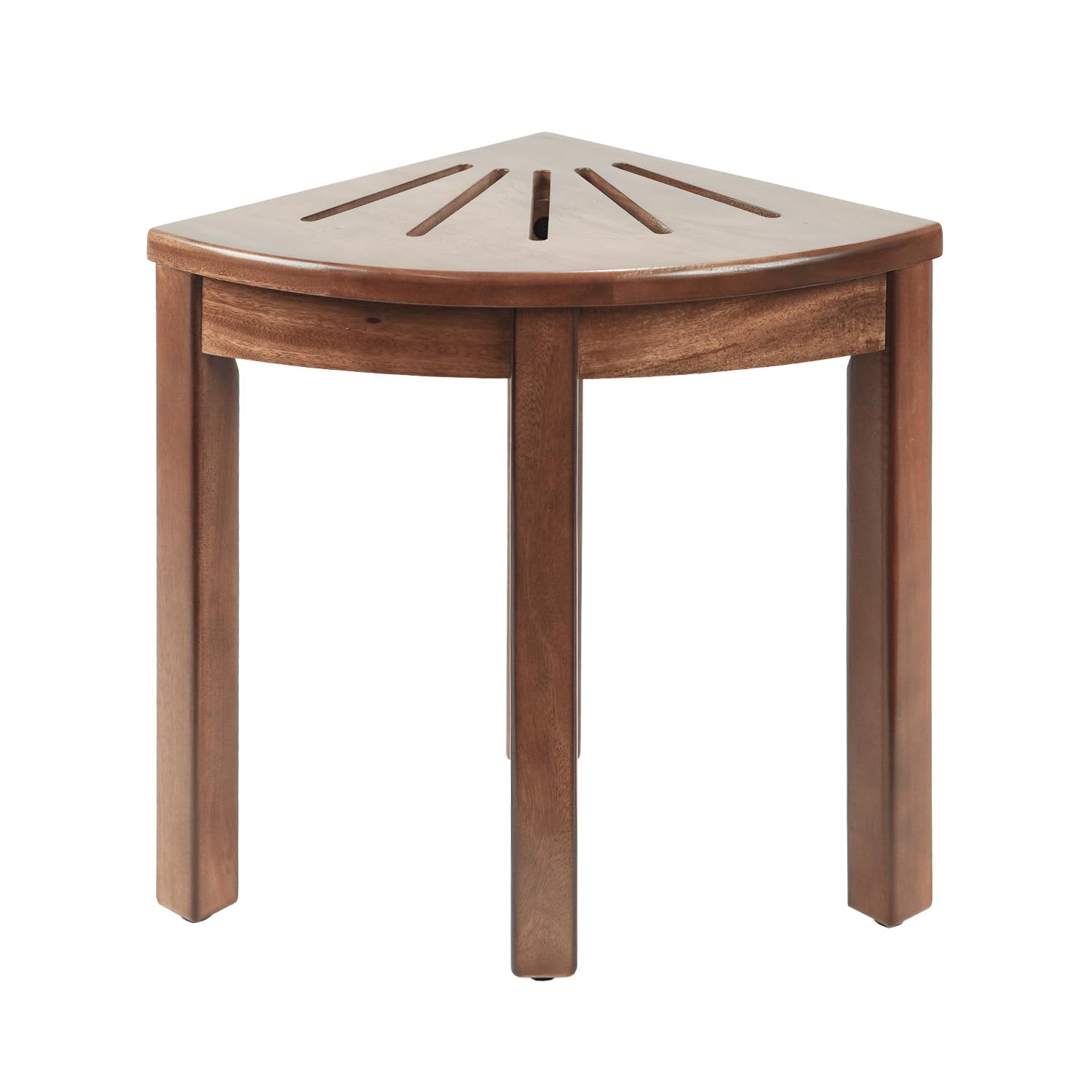 Amazon.com: Nabytok Solid Wood 1-Tier Corner Shower Bench, 12"x12"x15 ...