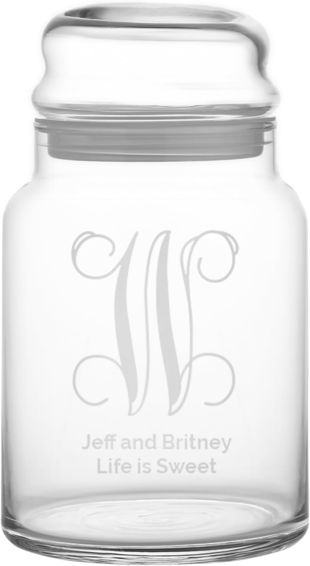 Amazon.com: Let's Make Memories Personalized Variety Glass Candy Jars ...